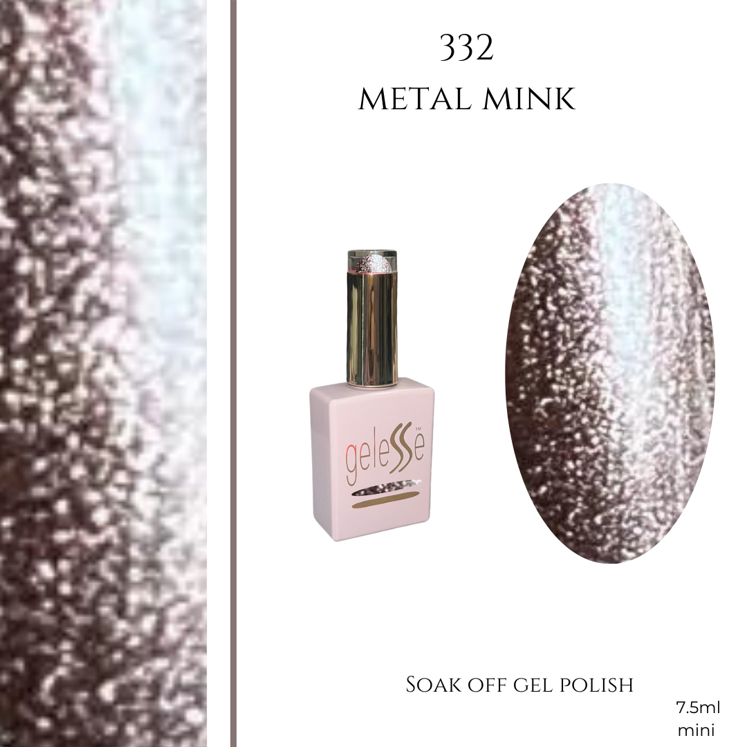 geleSSe 332 Metal Mink mini gel polish - @geleSSeNails