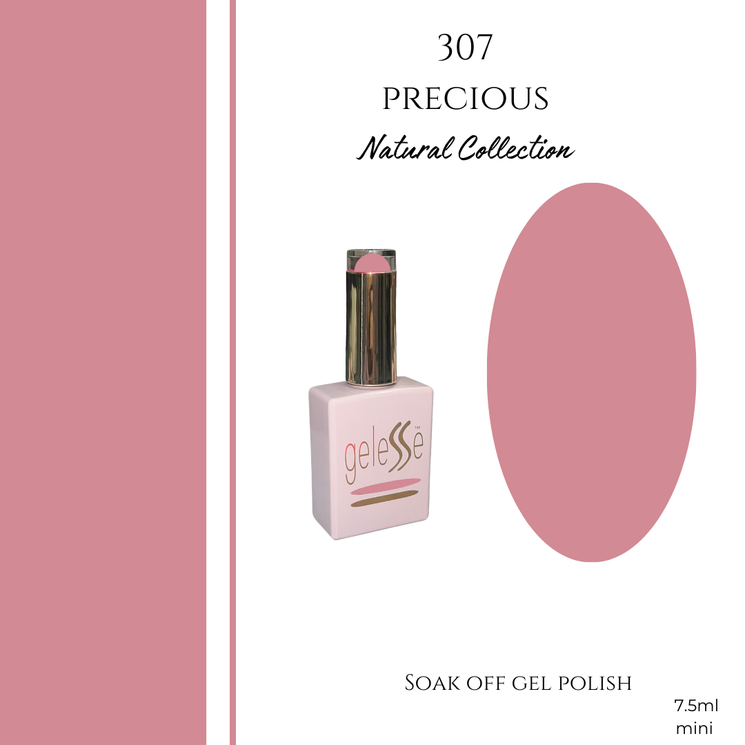 geleSSe 307 Precious NATURAL COLLECTION mini gel polish - @geleSSeNails