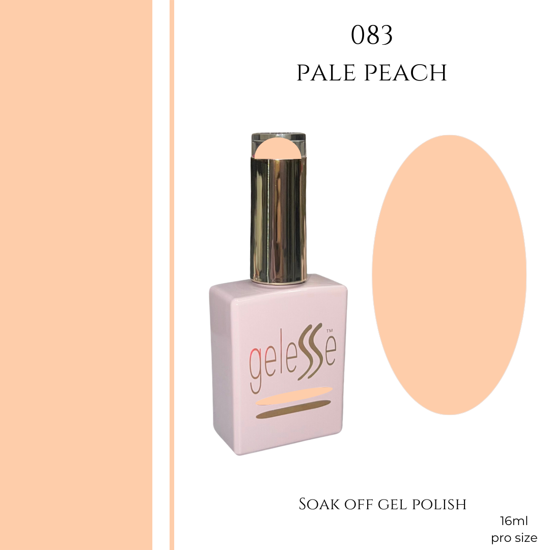 geleSSe 083 Pale Peach gel polish - @geleSSeNails