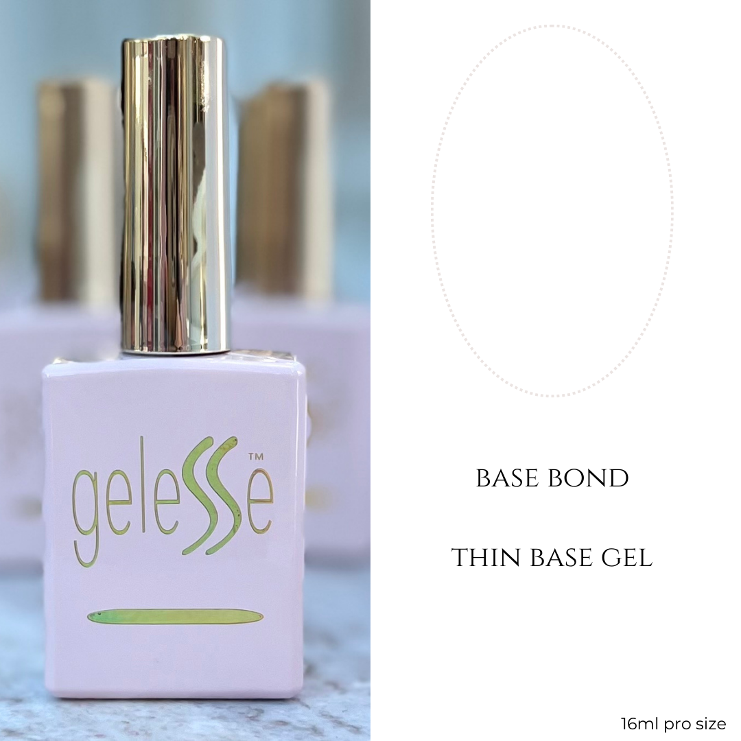 BASE BOND gel - thin, fluid, easy soak off base nail gel - @geleSSeNails